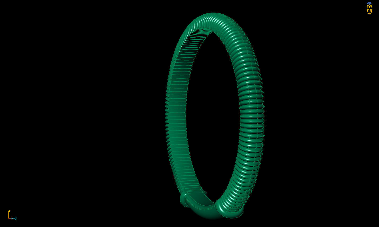 Band spring ring clear printable 3d model 3D model 3D printable | CGTrader