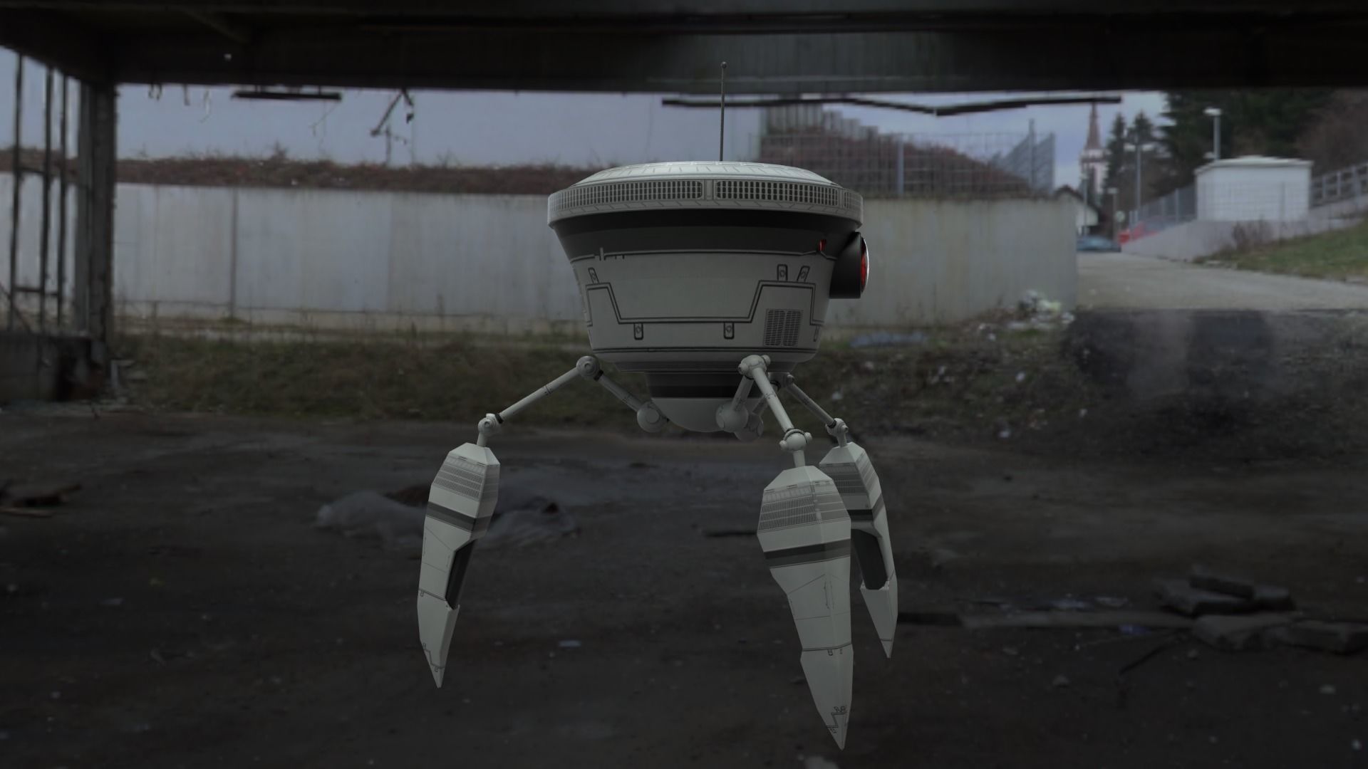 Little watchdog robot free VR / AR / low-poly 3D model rigged | CGTrader