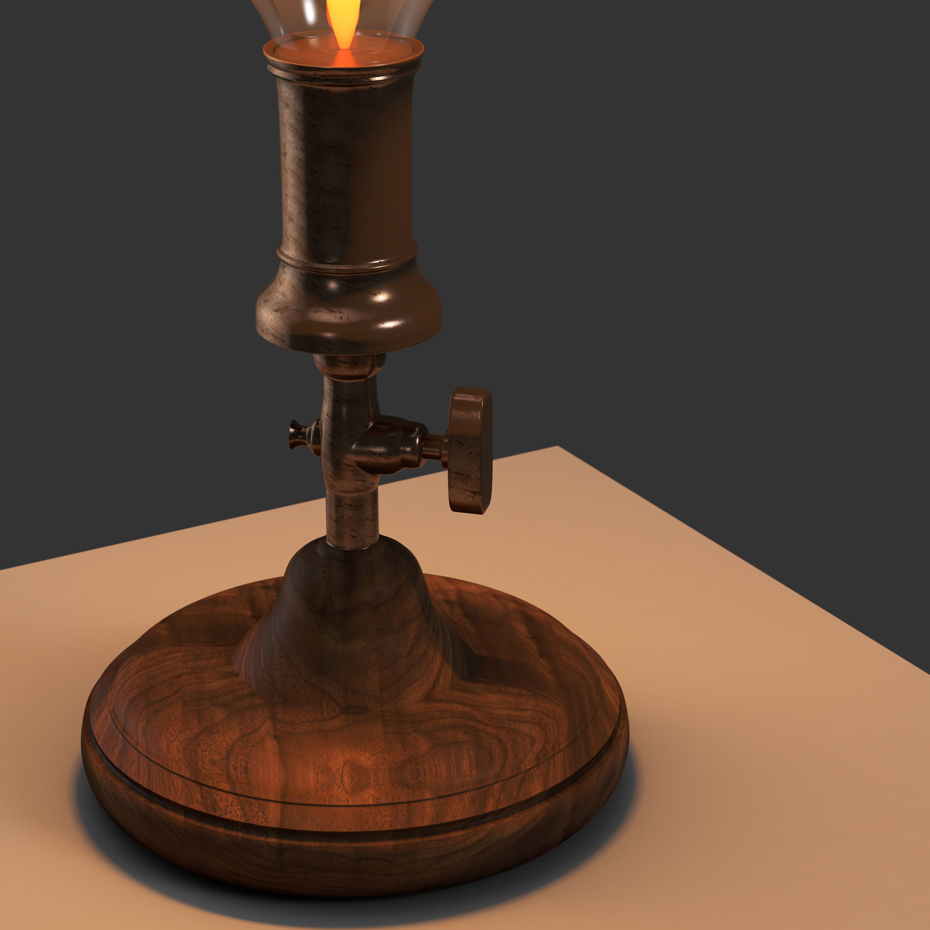 3D model Victorian Gas lamp VR / AR / low-poly | CGTrader