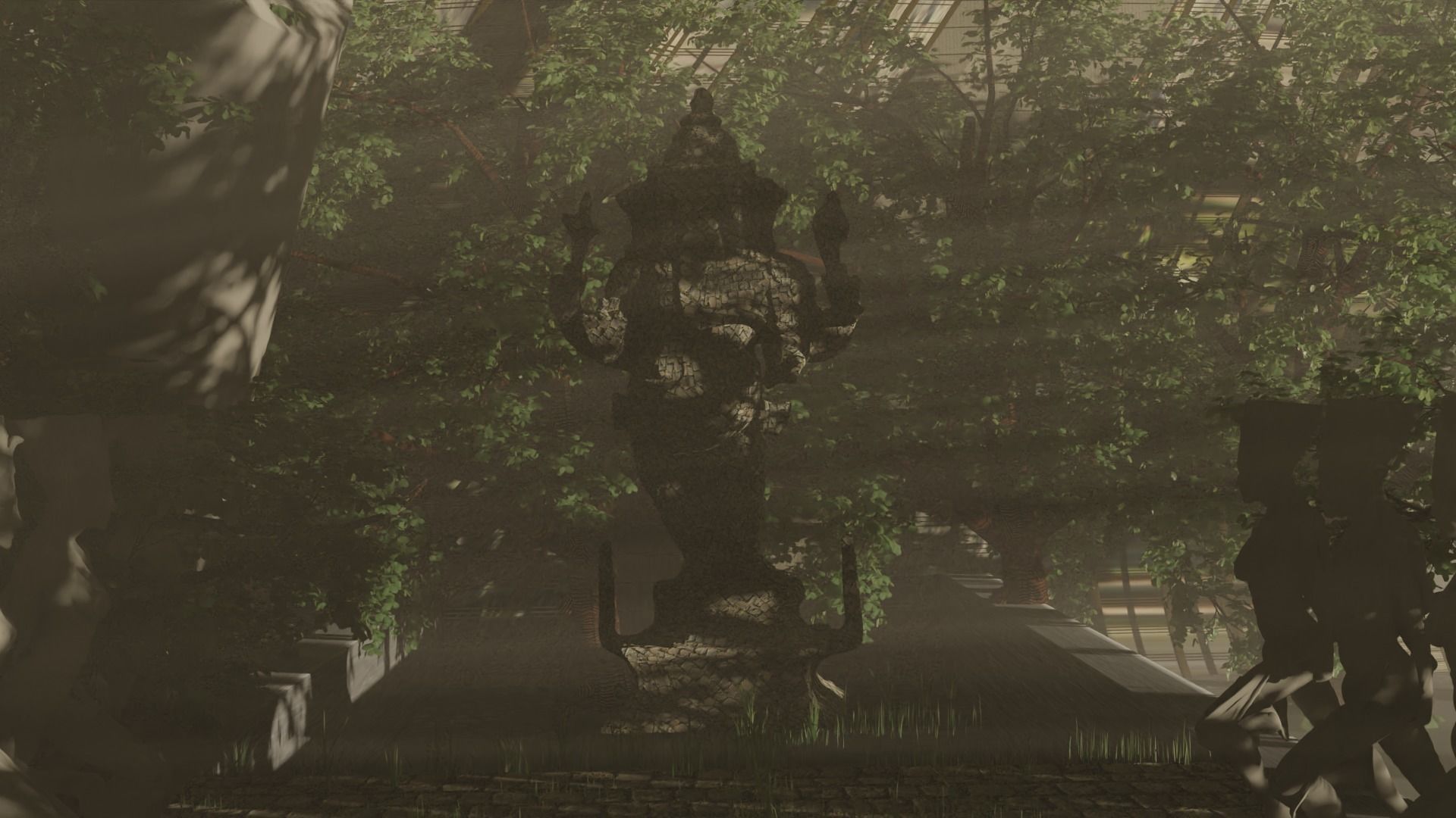 old temple scene free 3D model | CGTrader