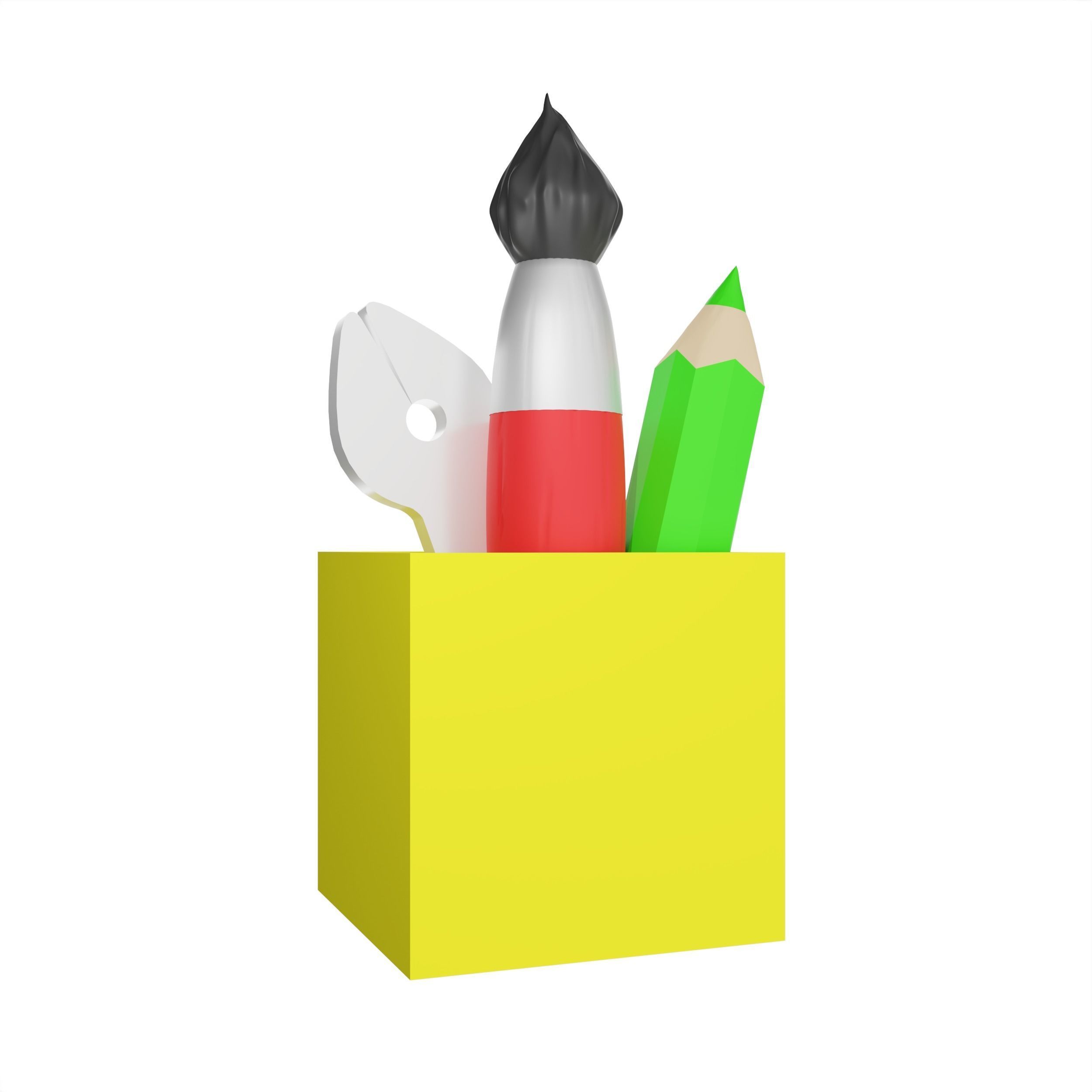 3D model 3D Lowpoly Cartoon Icon VR / AR / low-poly | CGTrader