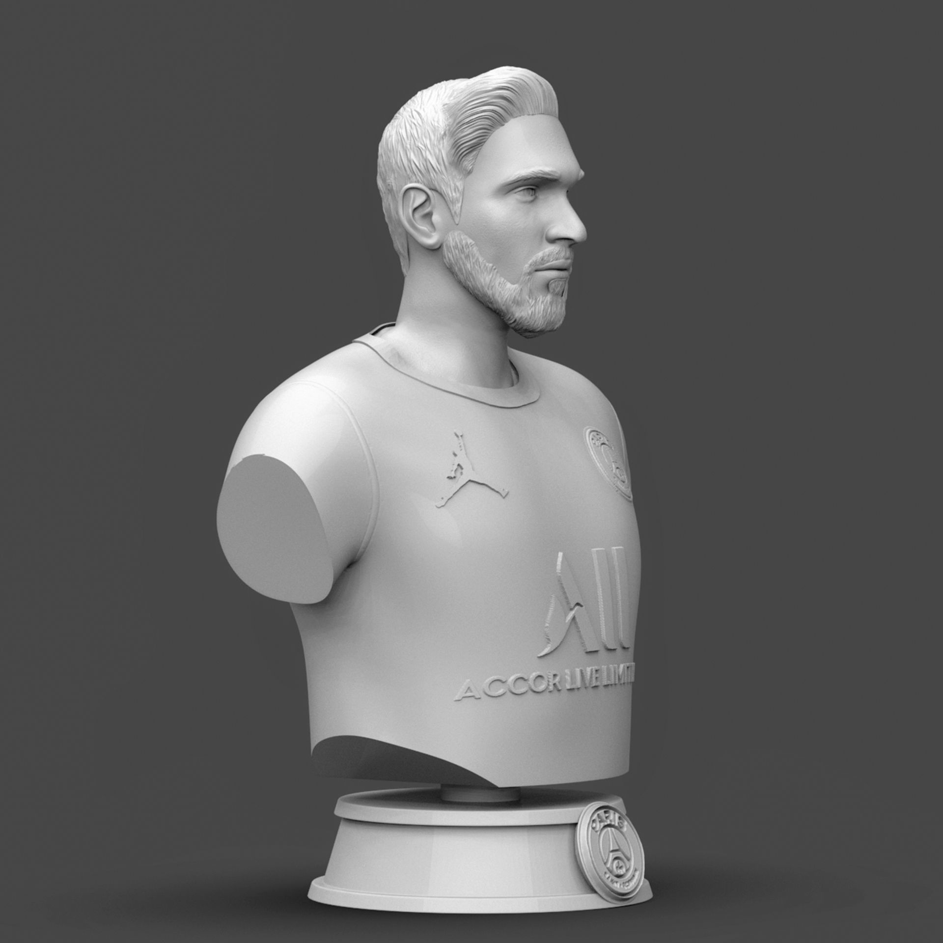 Messi 3D Printable 2 3D model 3D printable | CGTrader