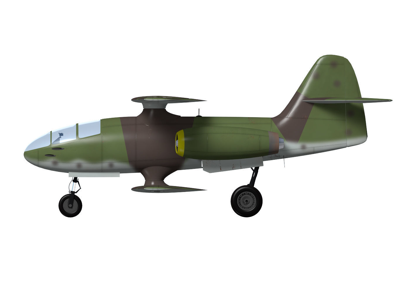 Messerschmitt P1109 3D model | CGTrader