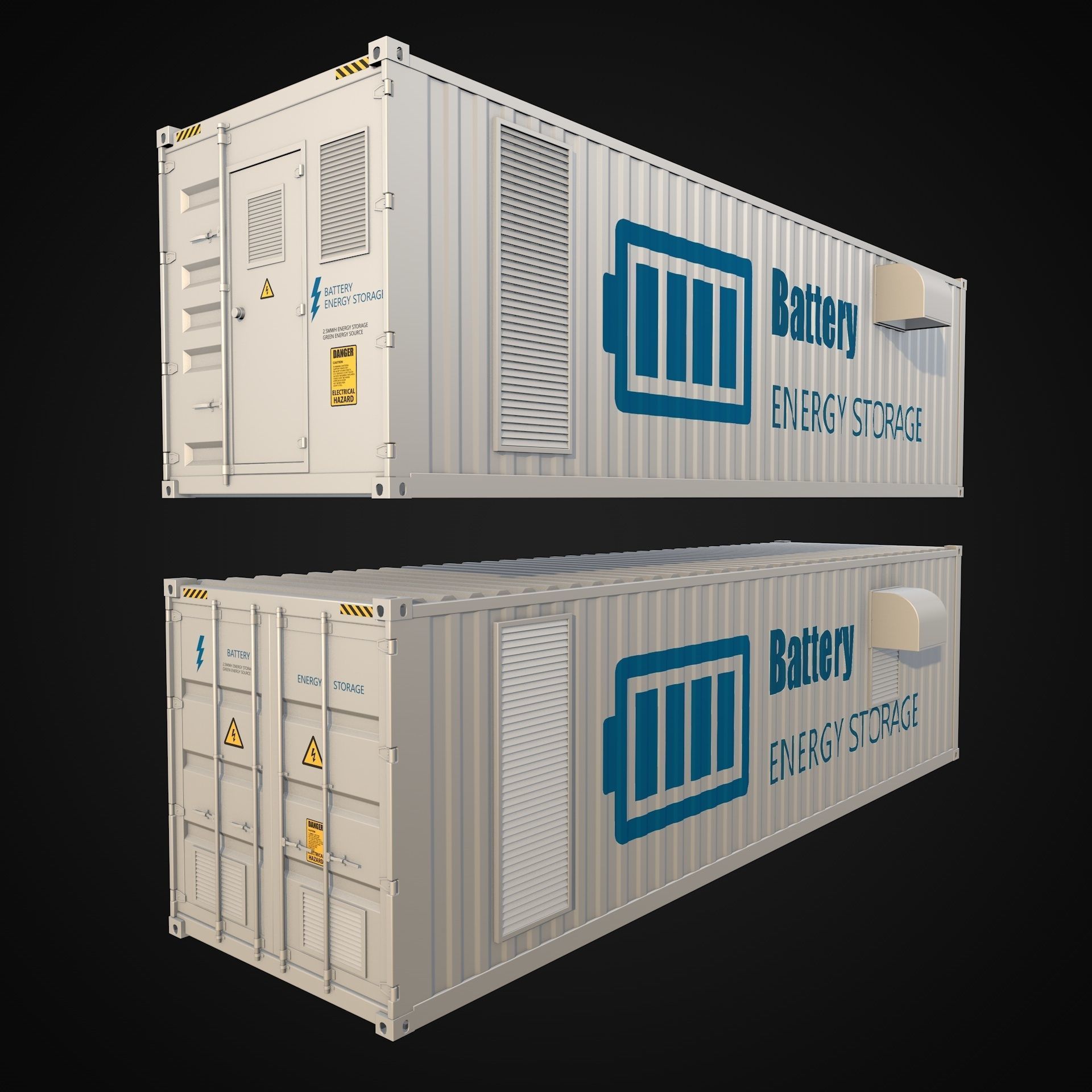 Solar Thermal Energy Storage Systems 3D model | CGTrader