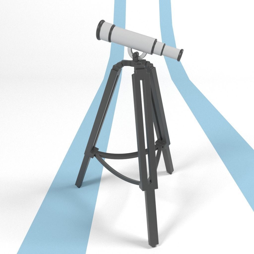 Refractor Telescope 3d Model 3D model | CGTrader