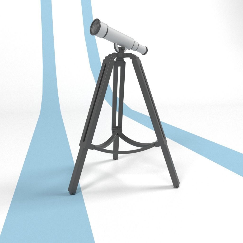 Refractor Telescope 3d Model 3D model | CGTrader
