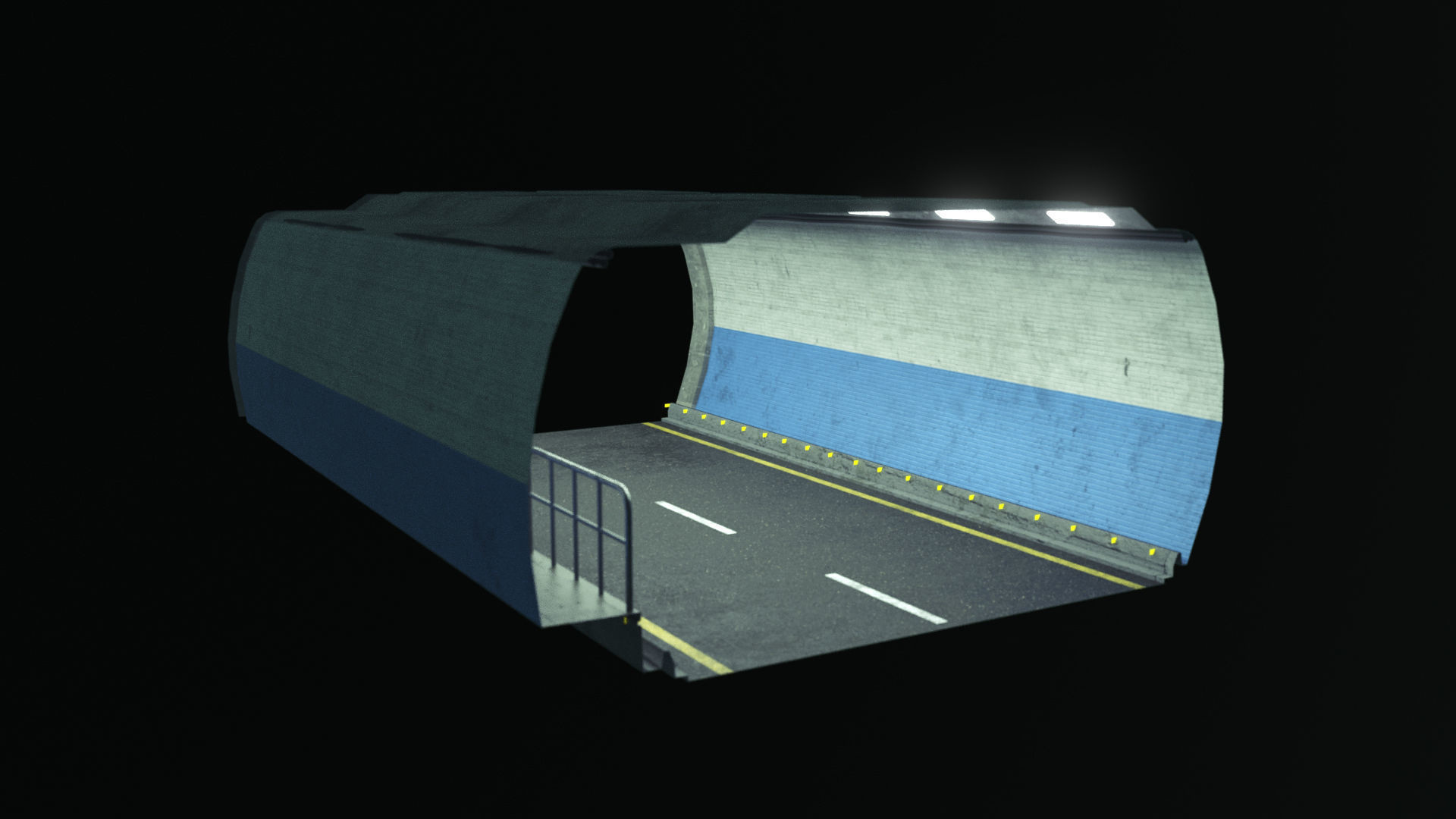 Tunnel Highway 3D model | CGTrader