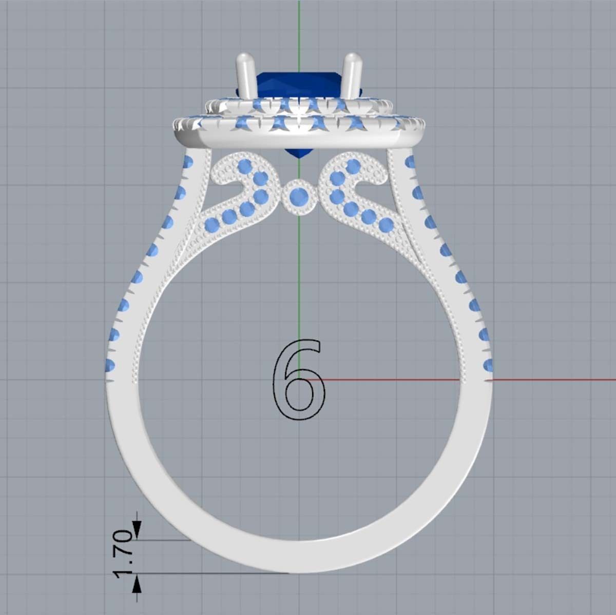 Ring 3DM STL OBJ model for 3D printing and CNC 3D print model 3D model ...