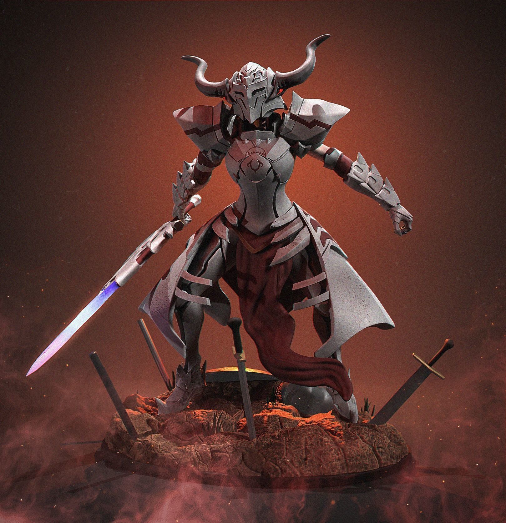 Fate Mordred 3D model 3D printable | CGTrader