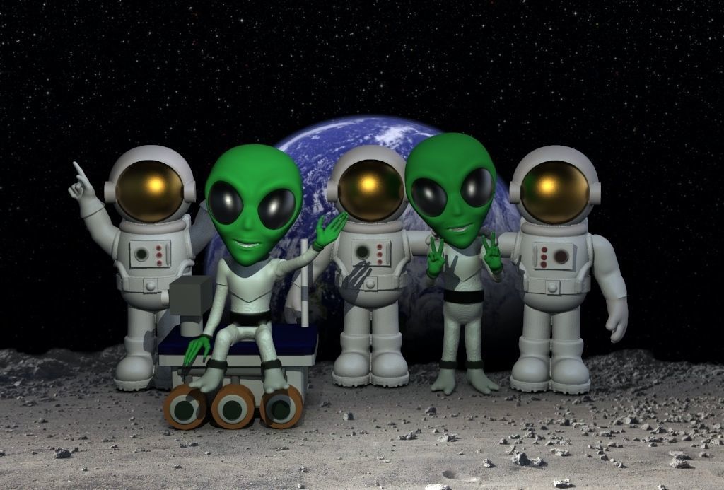 First Contact free 3D model 3D printable | CGTrader