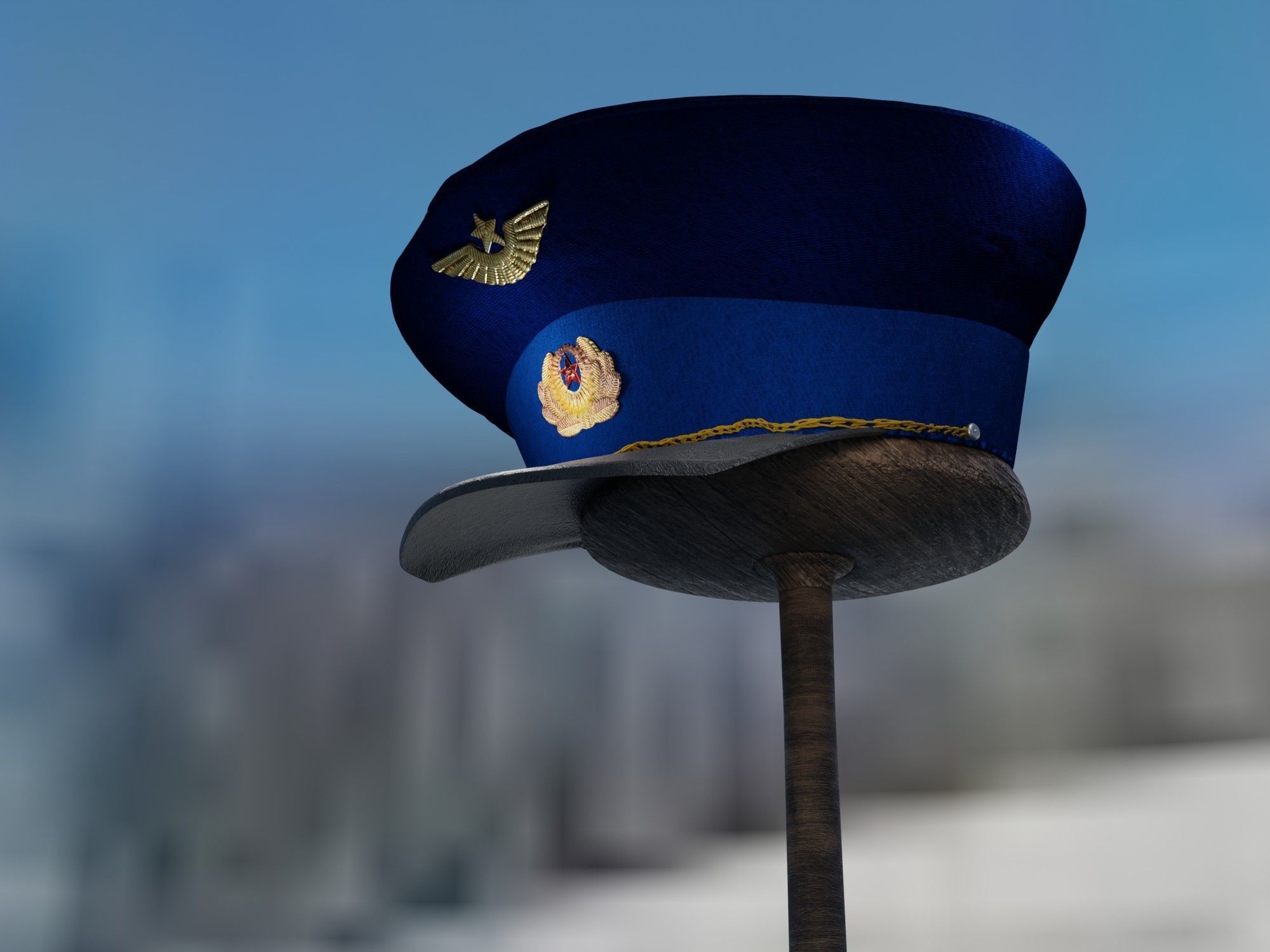 Flying cap 3D model | CGTrader