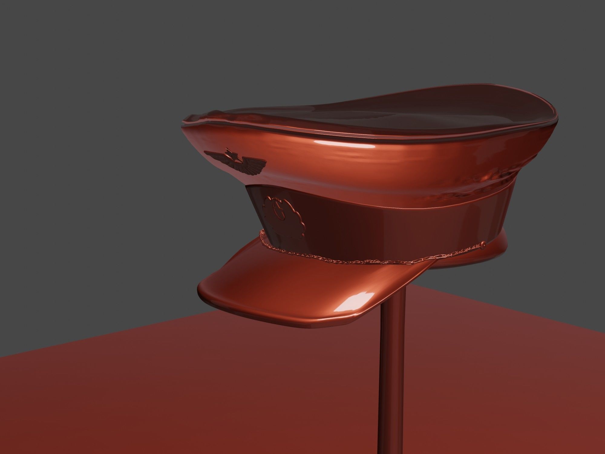 Flying cap 3D model | CGTrader
