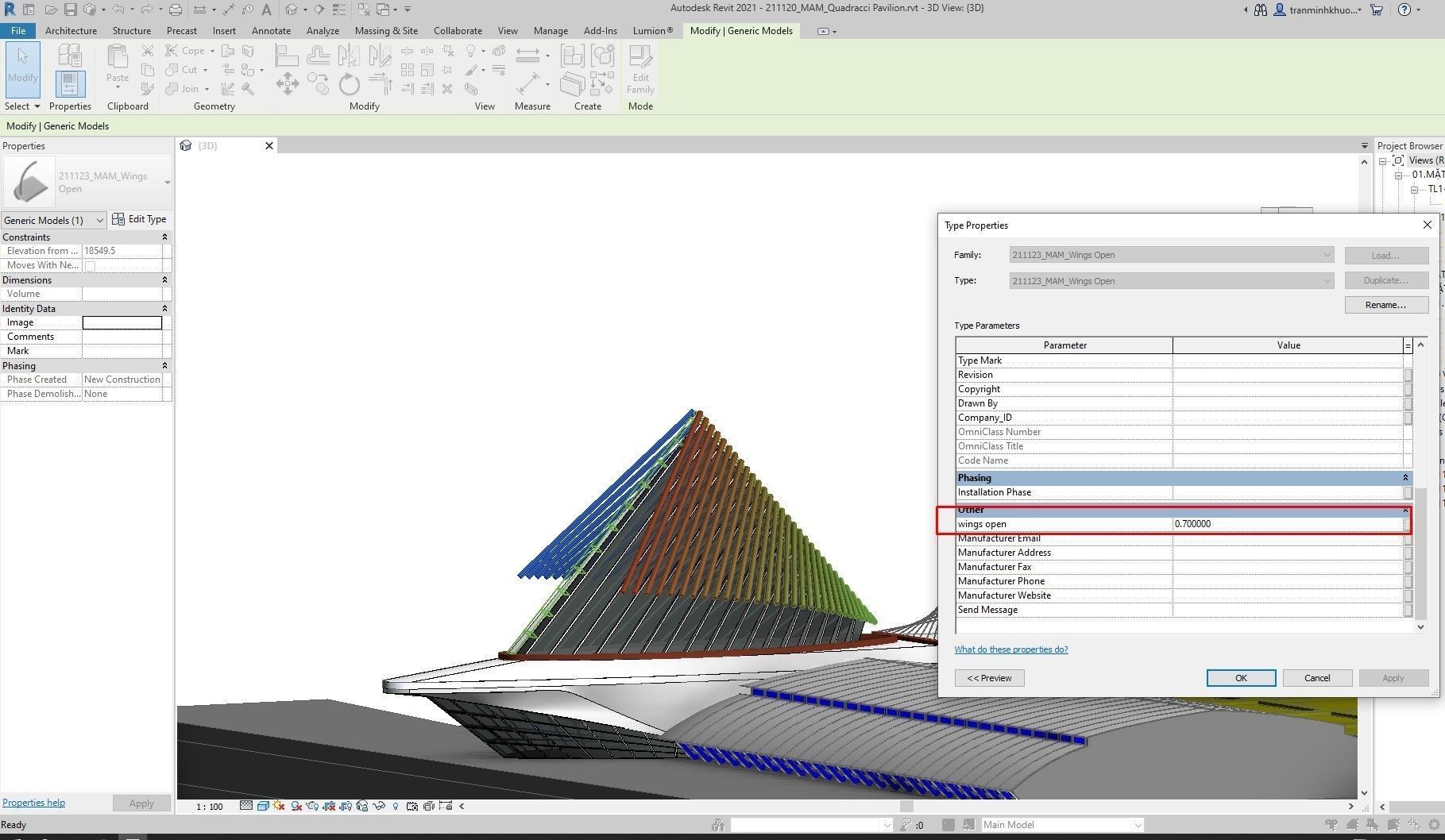 Milwaukee Art Museum model Revit 2021 and render by Lumion 11 3D model ...