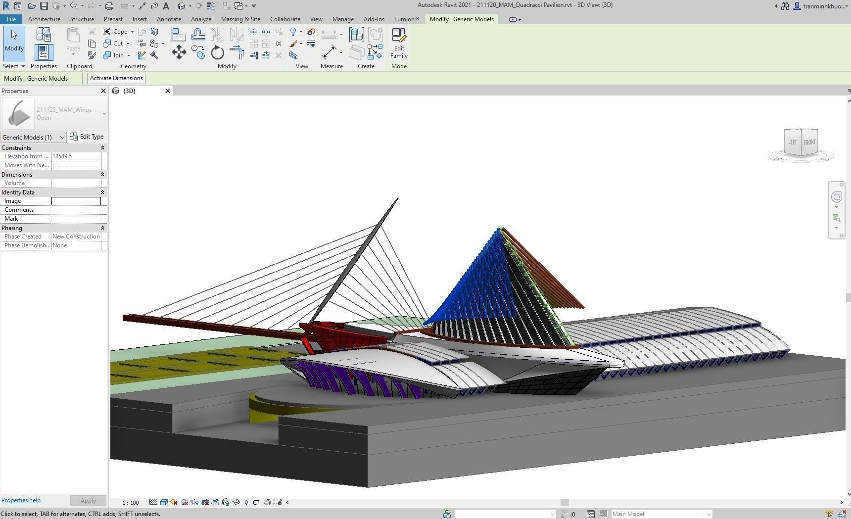Milwaukee Art Museum model Revit 2021 and render by Lumion 11 3D model ...
