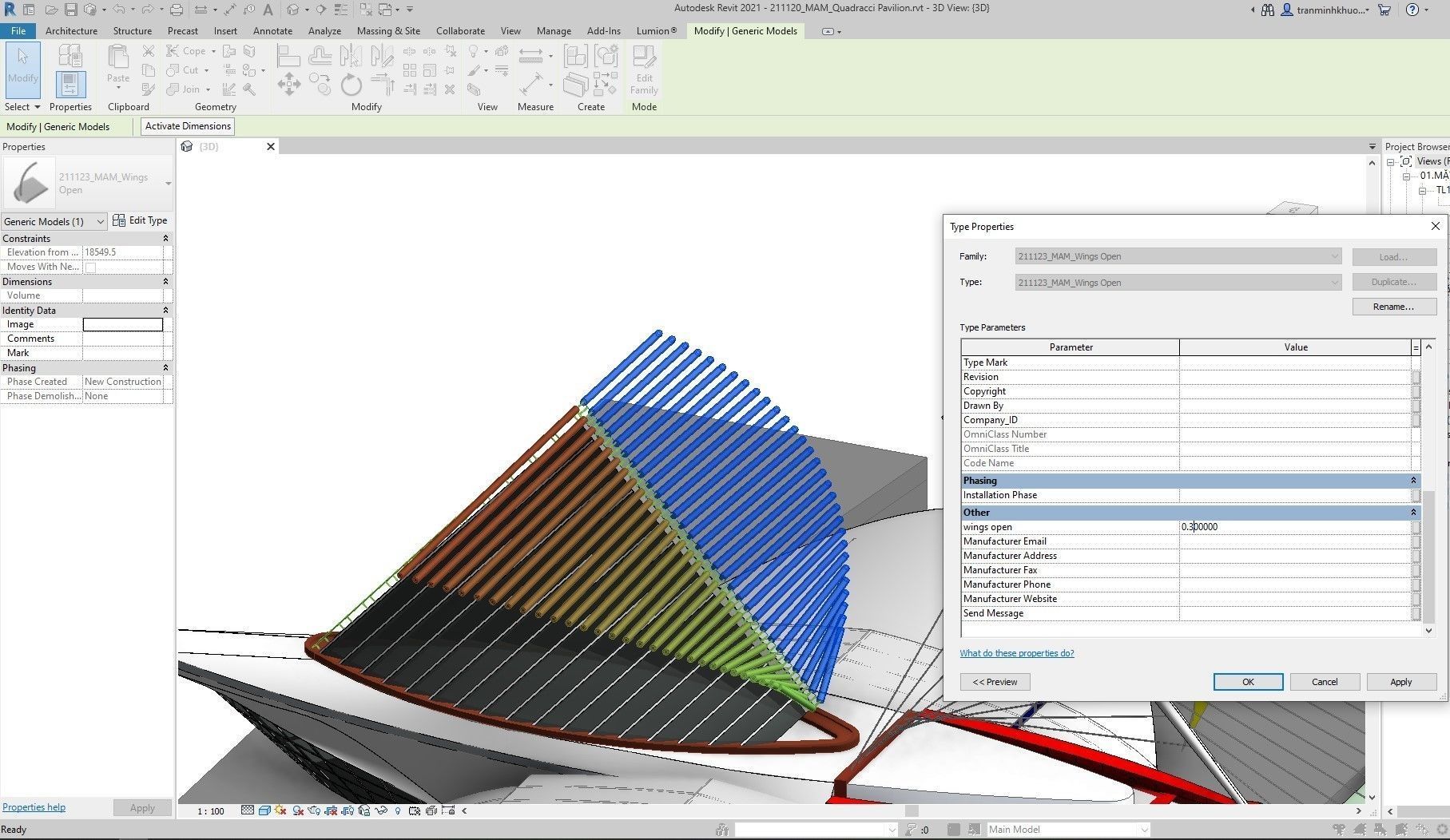 Milwaukee Art Museum model Revit 2021 and render by Lumion 11 3D model ...