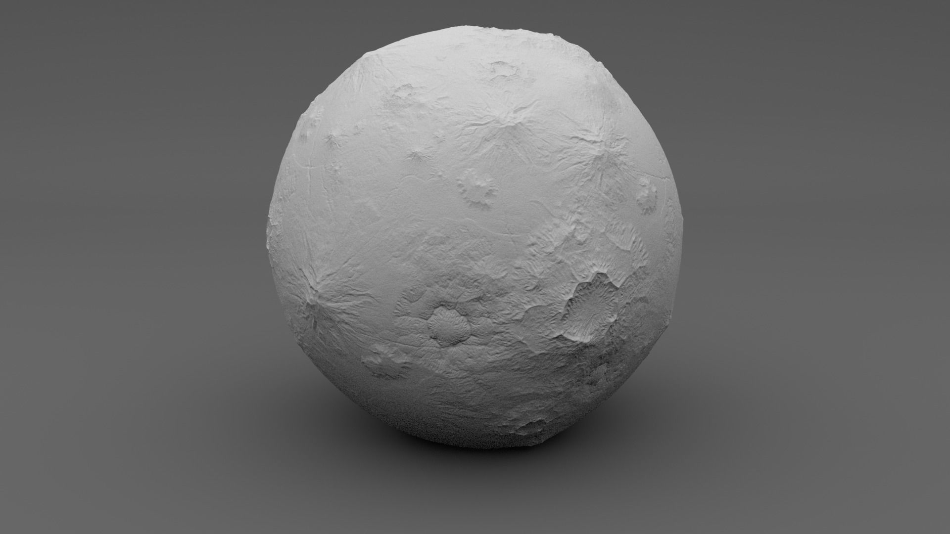 Luna - moon free 3D model 3D printable | CGTrader