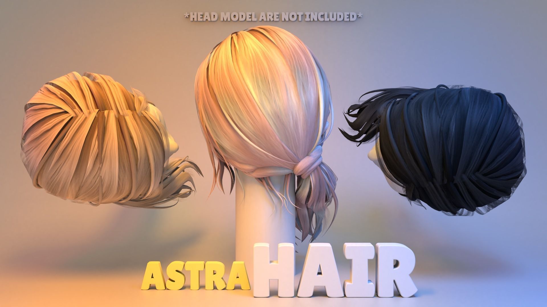 Astra Hair 3D model | CGTrader