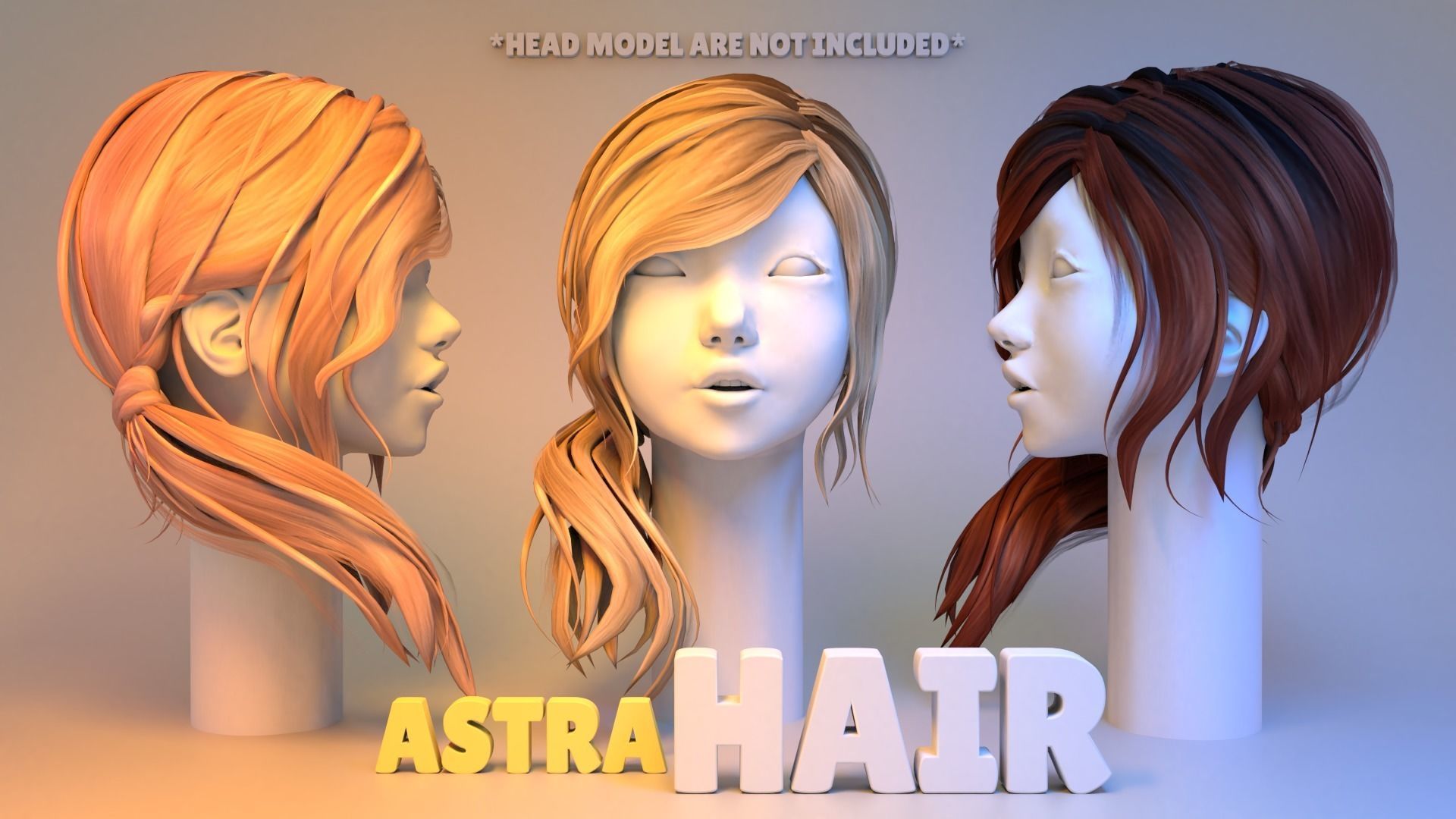 Astra Hair 3D model | CGTrader