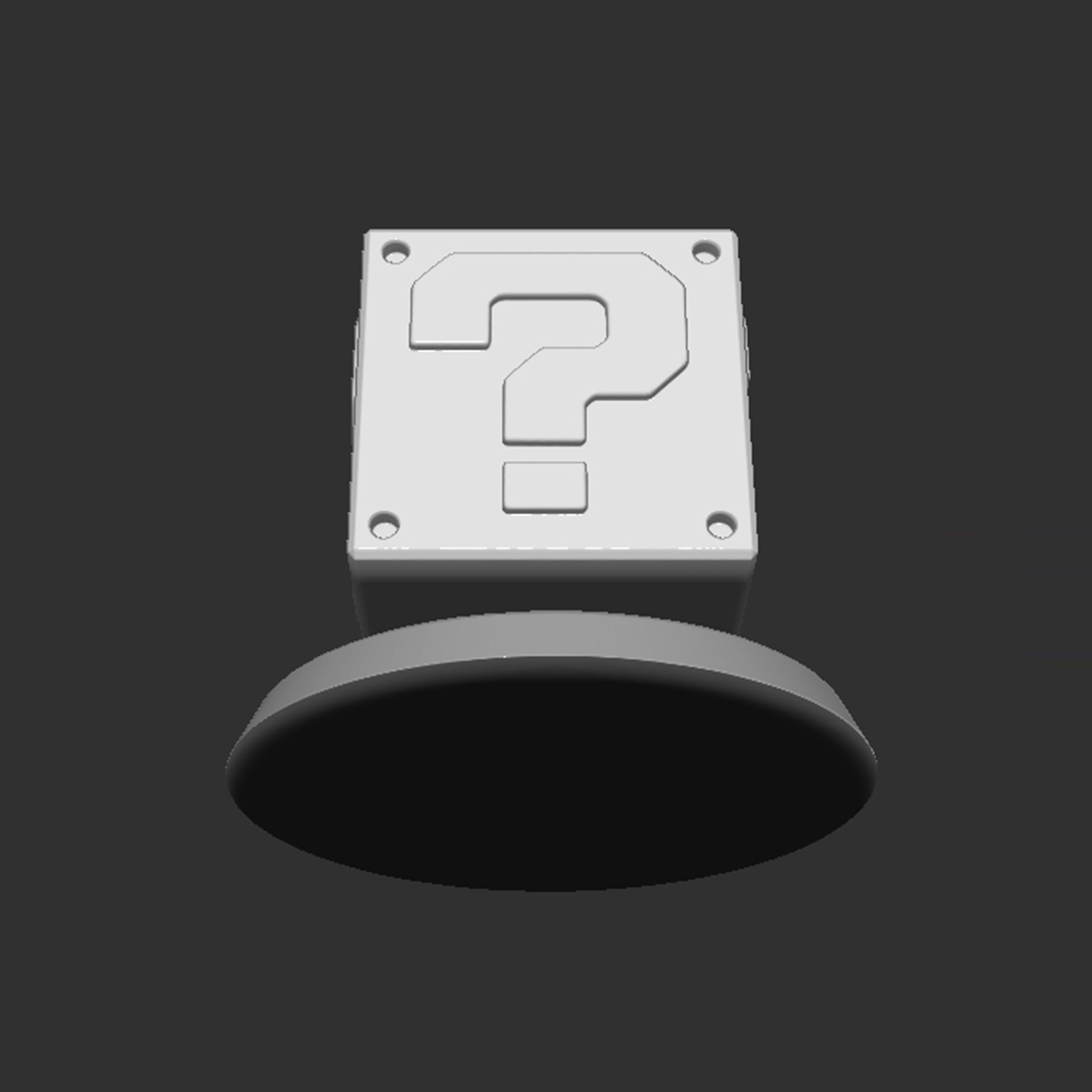 Mario Question Block Based 3D model 3D printable | CGTrader