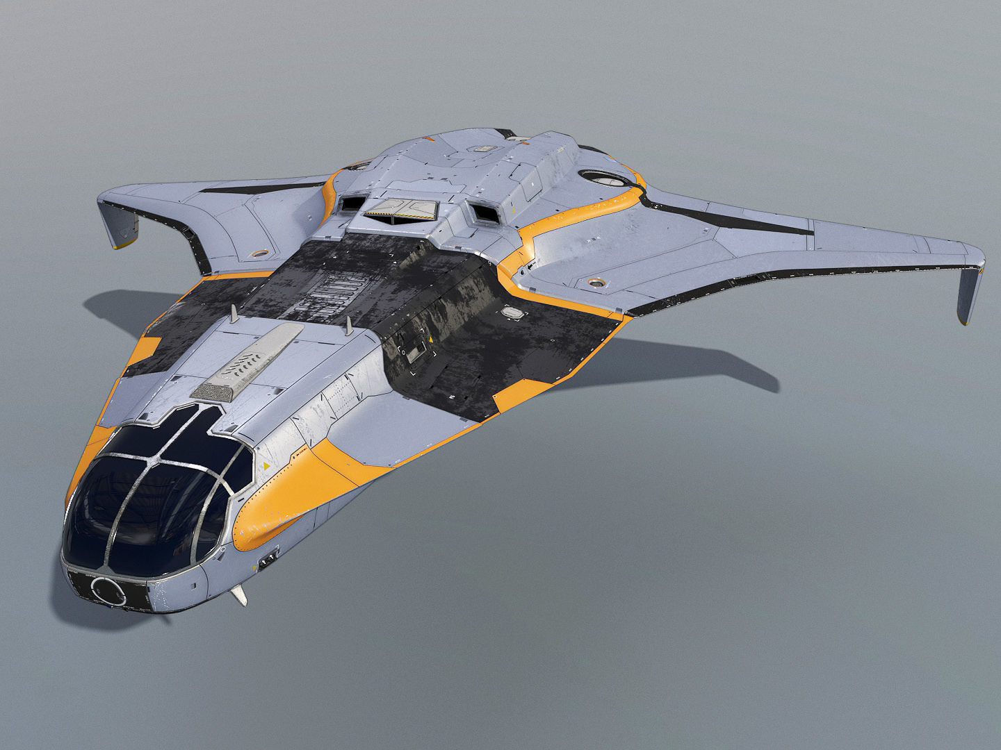 3D model Space Fighter Roxetta VR / AR / low-poly | CGTrader