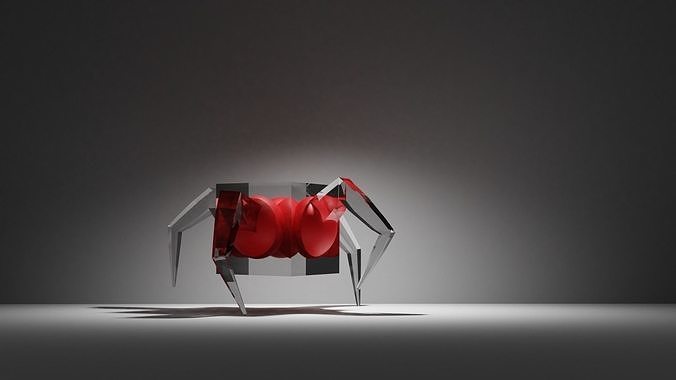 Creature robot free VR / AR / low-poly 3D model animated rigged | CGTrader