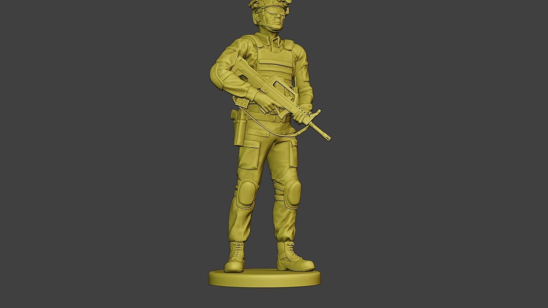 China Actual Special Forces PAP 0018 3D model 3D printable | CGTrader