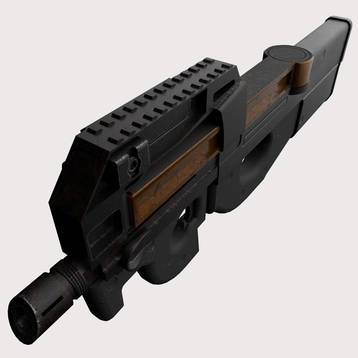 3D model FN P90 RIFLE VR / AR / low-poly animated | CGTrader