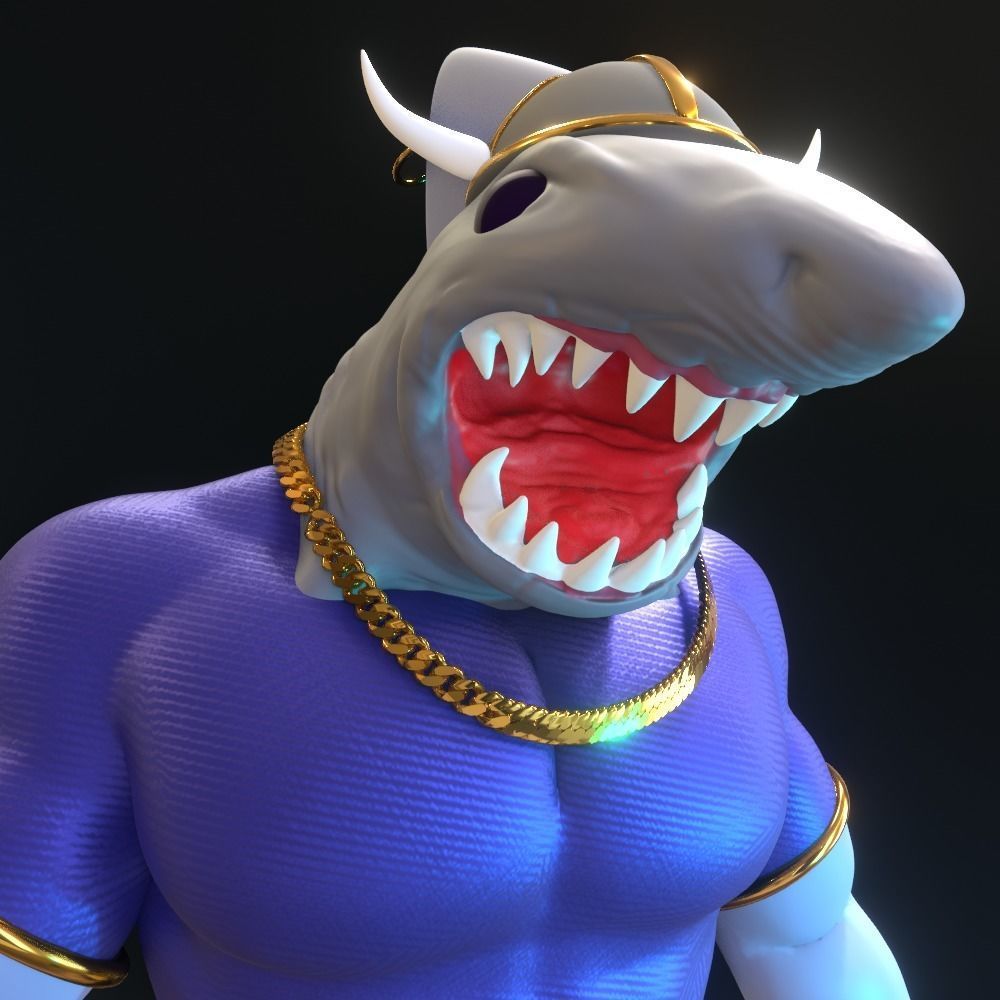 Viking Shark 3D model | CGTrader
