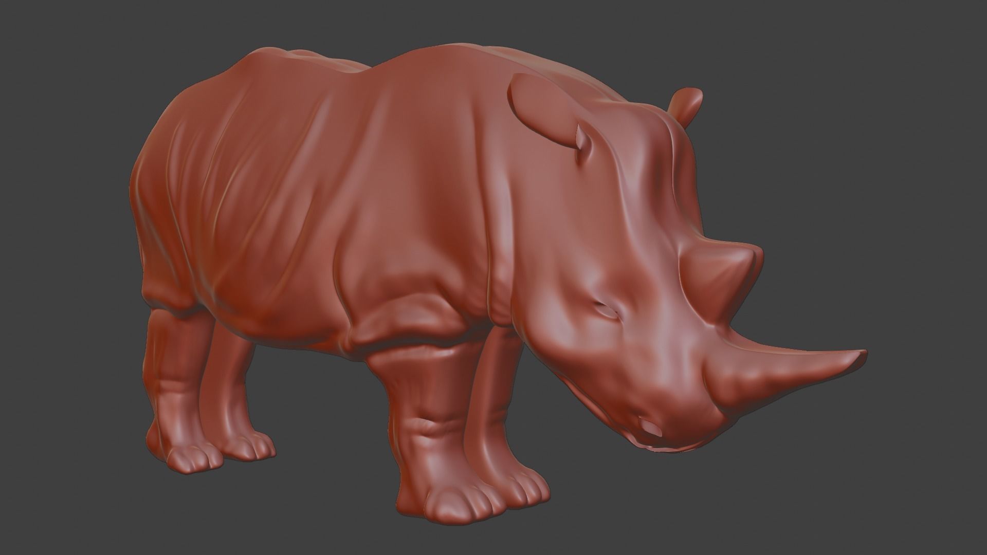 Rhinoceros rhino 3D model | CGTrader