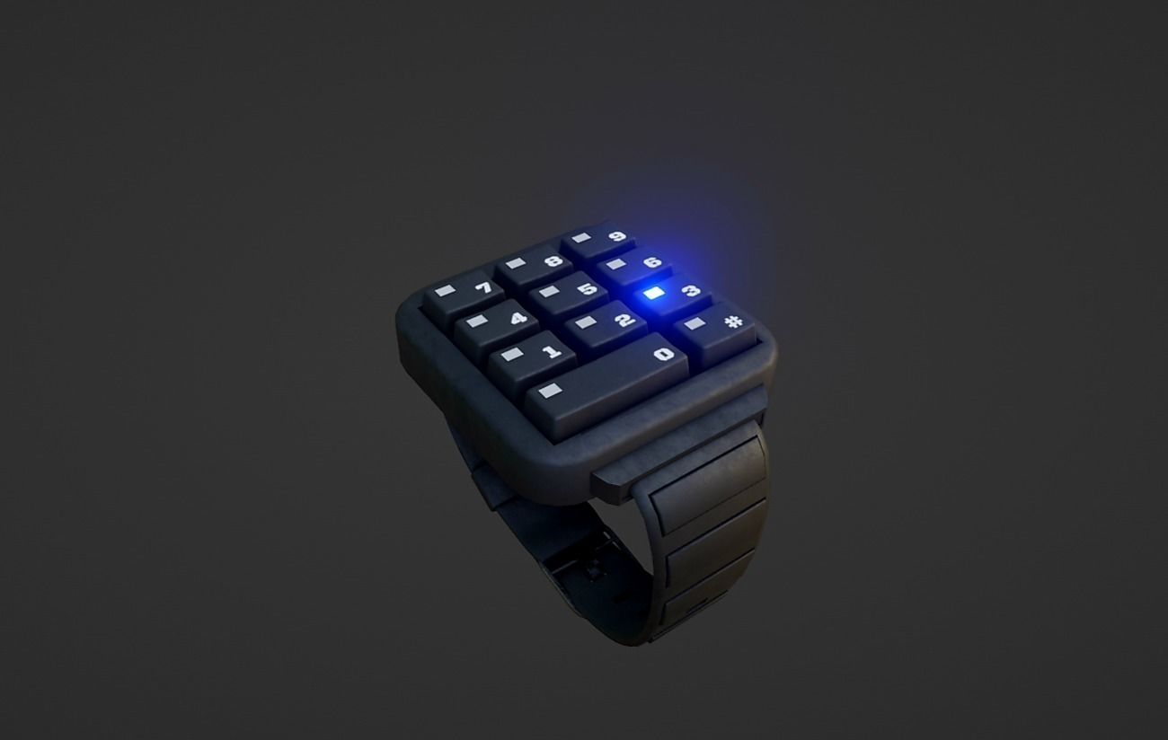 Keyboard Clock free VR / AR / low-poly 3D model | CGTrader