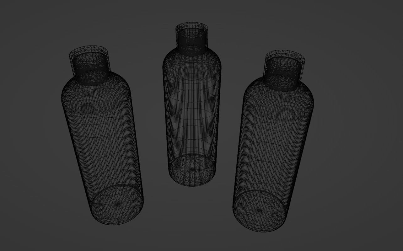 Water Bottle set of 3 - 3D Model free 3D model | CGTrader