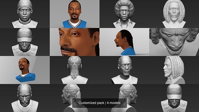 Customized pack 3D Model Collection | CGTrader