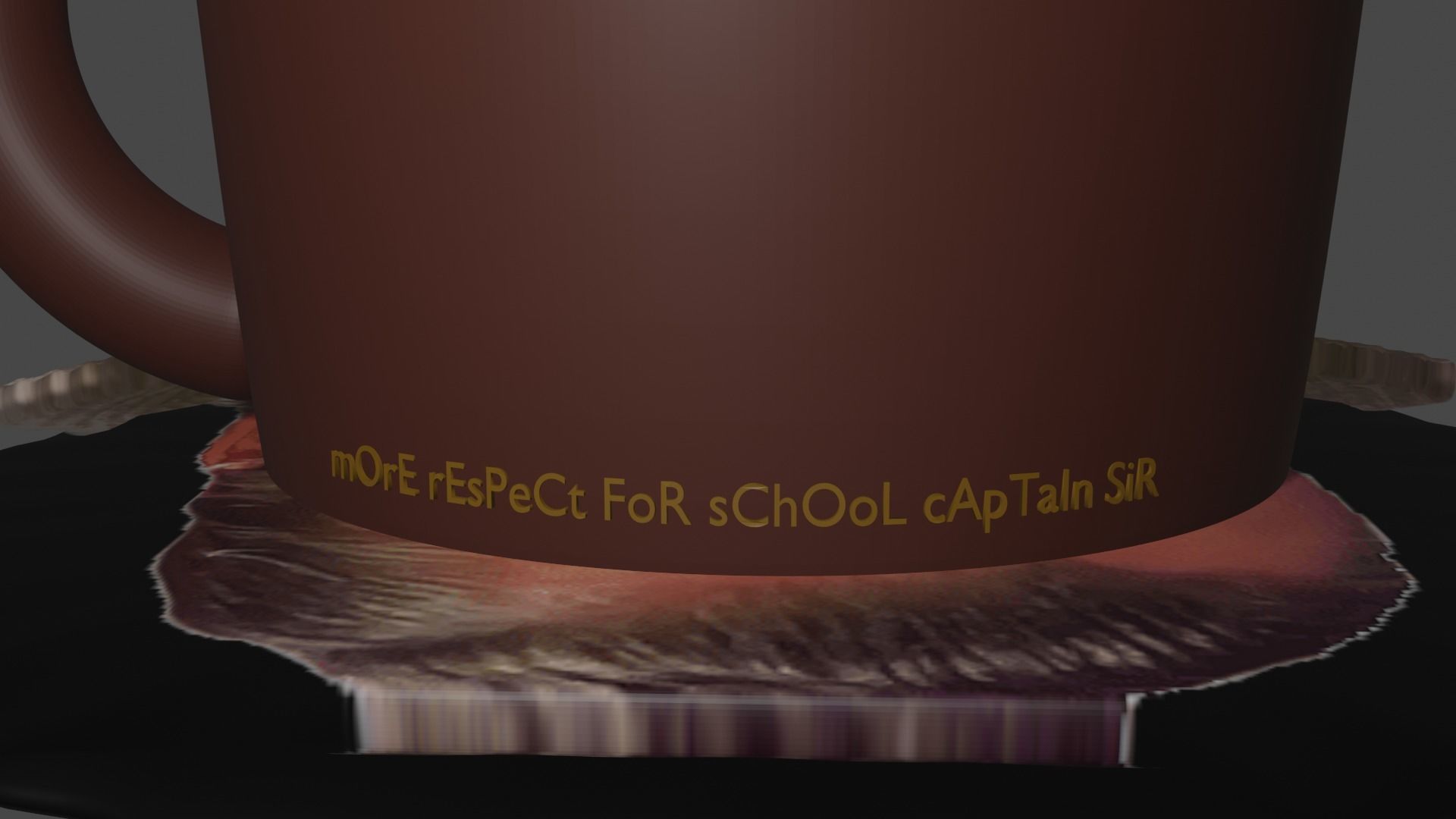 I love my school captain cringe mug 3D model 3D printable | CGTrader