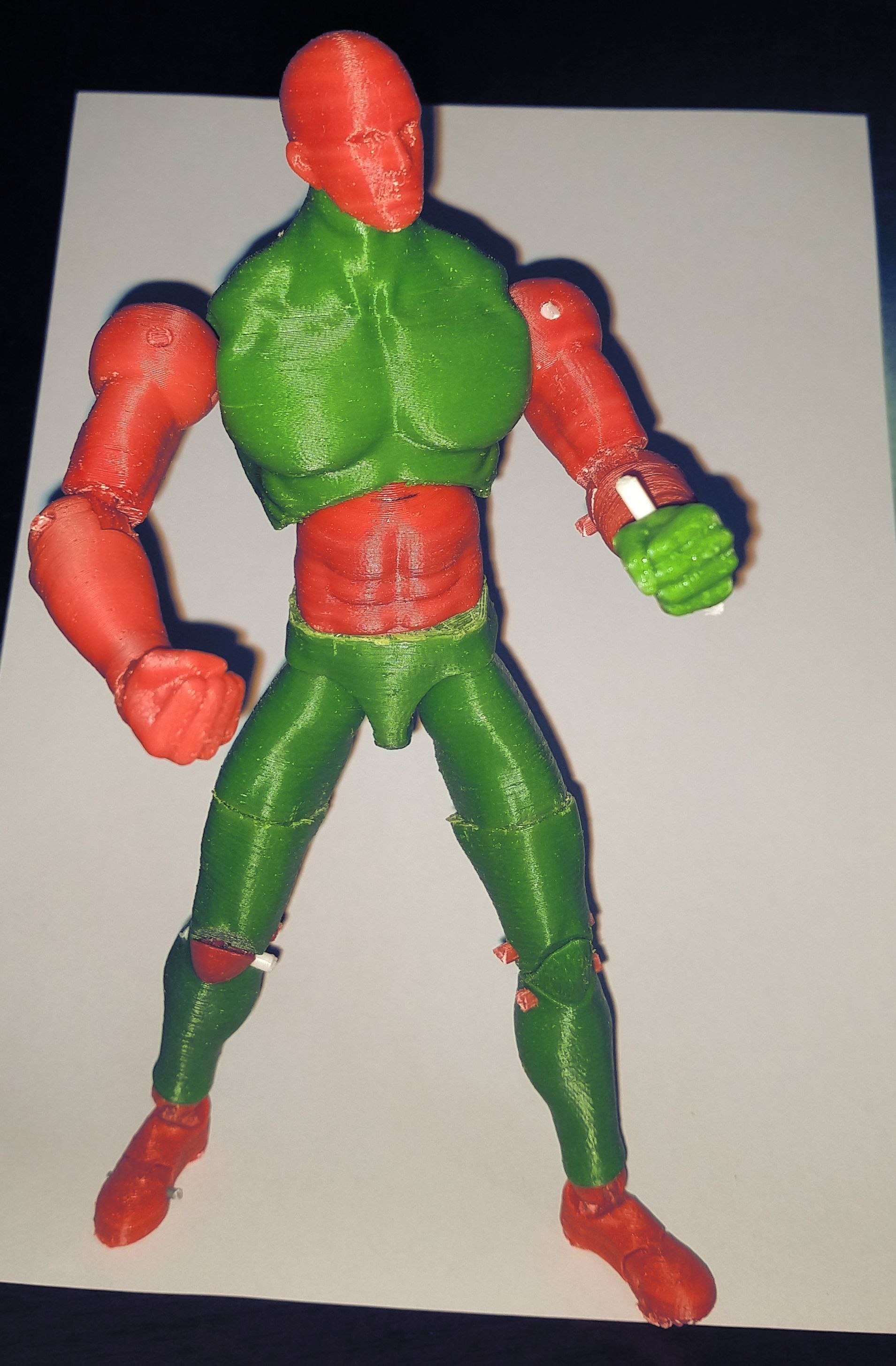 STRONG MAN ACTION FIGURE - 3D FULL ARTICULATED SYSTEM 3D model 3D ...