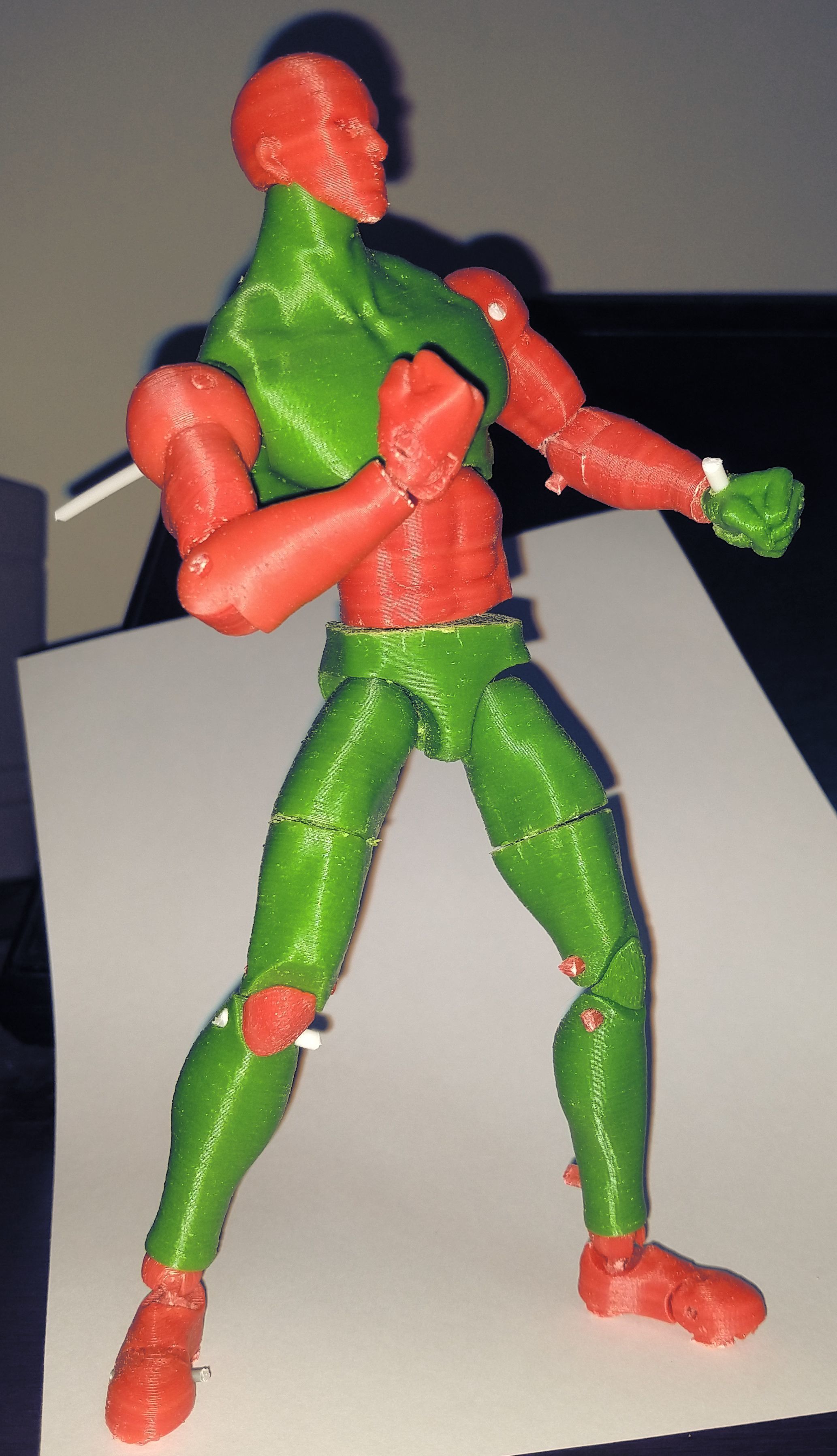 STRONG MAN ACTION FIGURE - 3D FULL ARTICULATED SYSTEM 3D model 3D ...