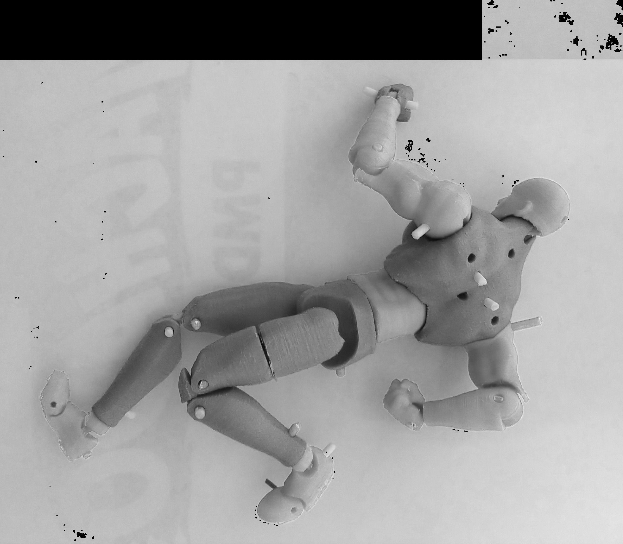 STRONG MAN ACTION FIGURE - 3D FULL ARTICULATED SYSTEM 3D model 3D ...