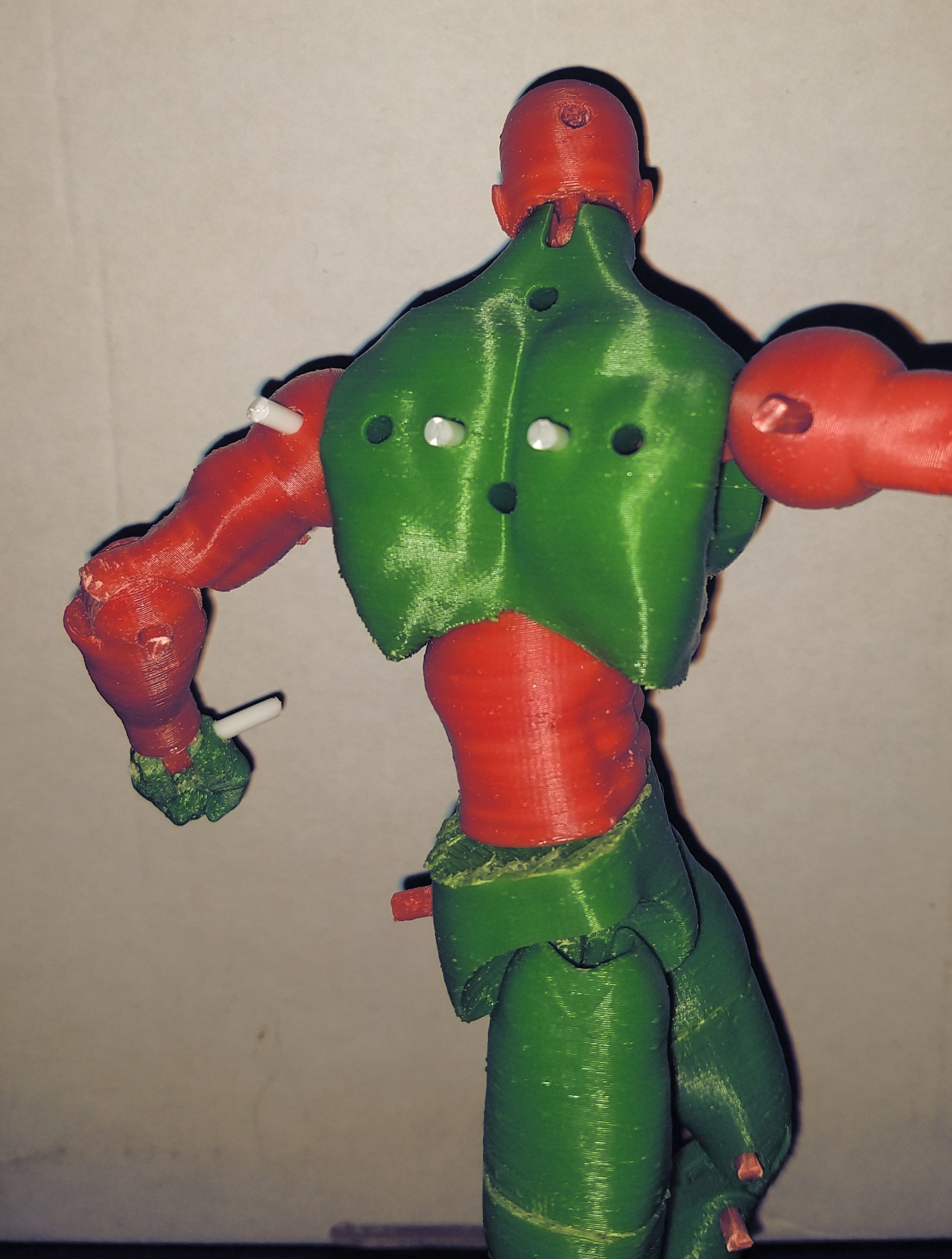 STRONG MAN ACTION FIGURE - 3D FULL ARTICULATED SYSTEM 3D model 3D ...