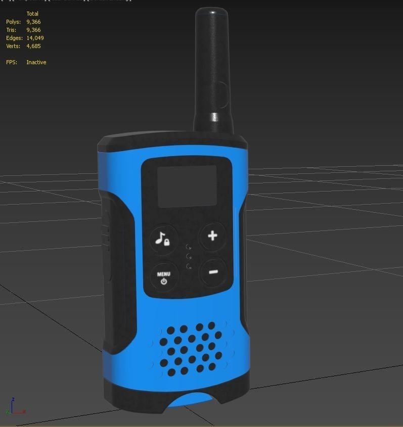 3D model Walkie Talkie M2 VR / AR / low-poly | CGTrader