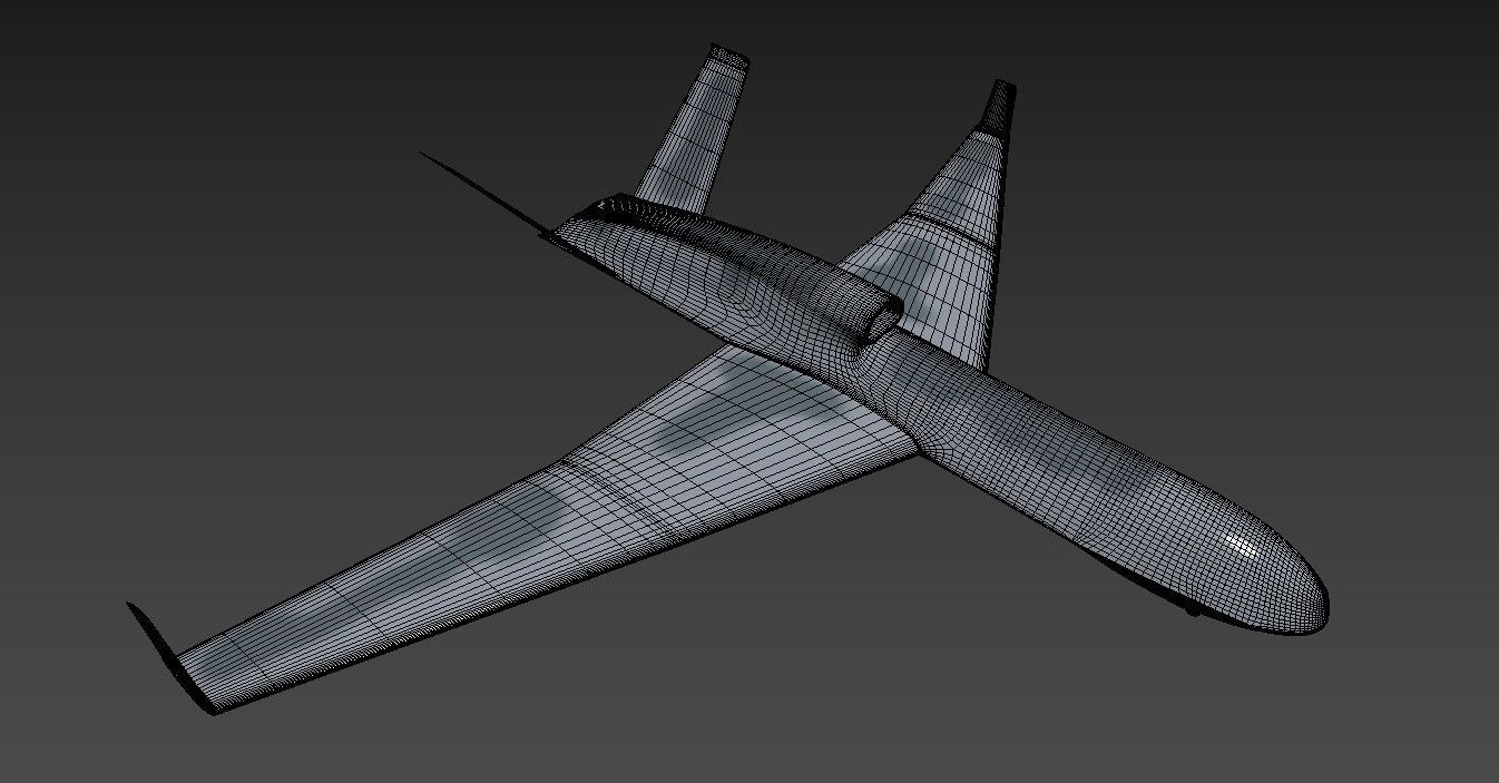 General Atomics Defender UAV concept 3D model | CGTrader