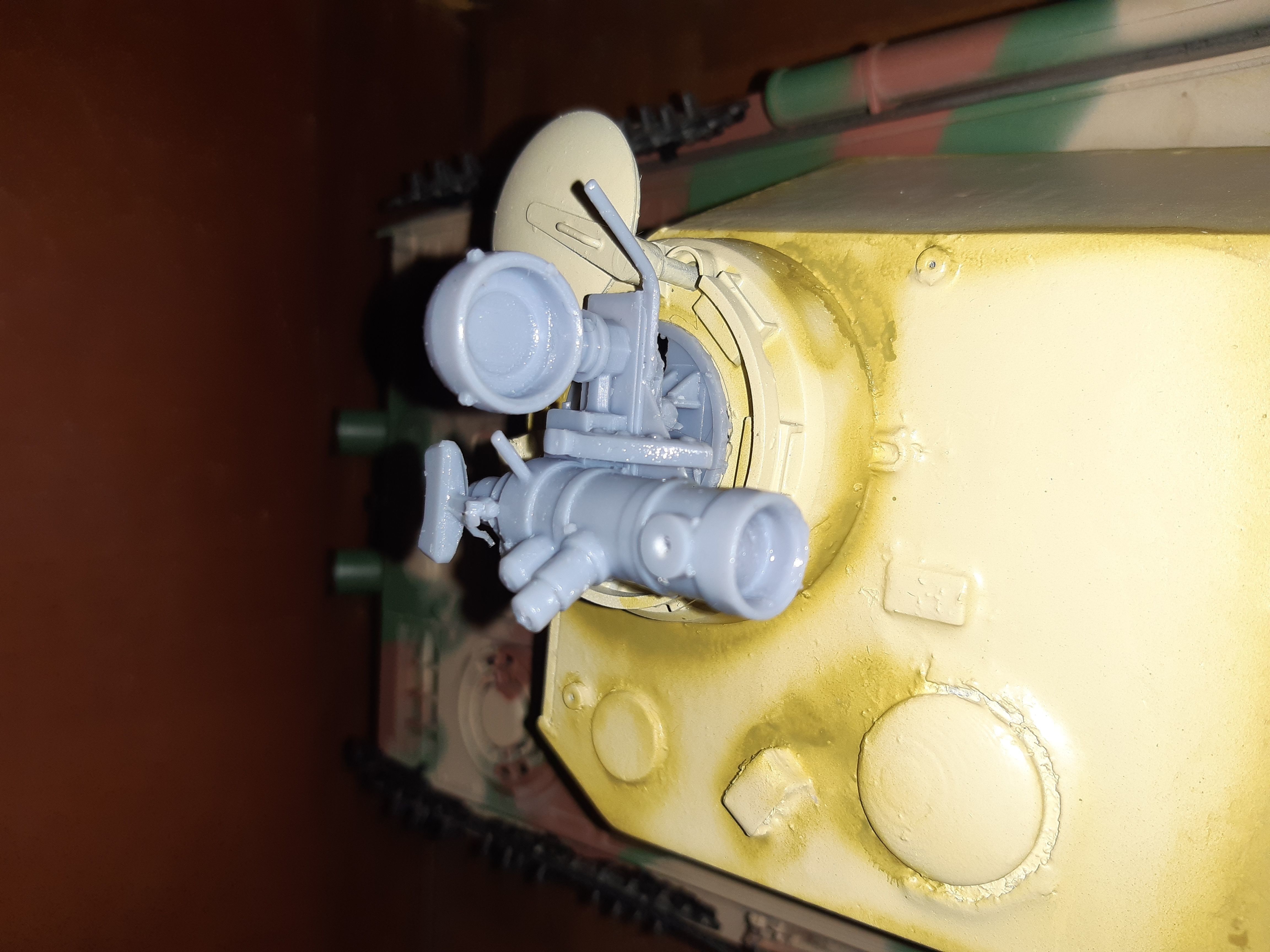 2 German INFRA RED system PUMA FG 1250 and SPERBER for rc tank 3D model ...