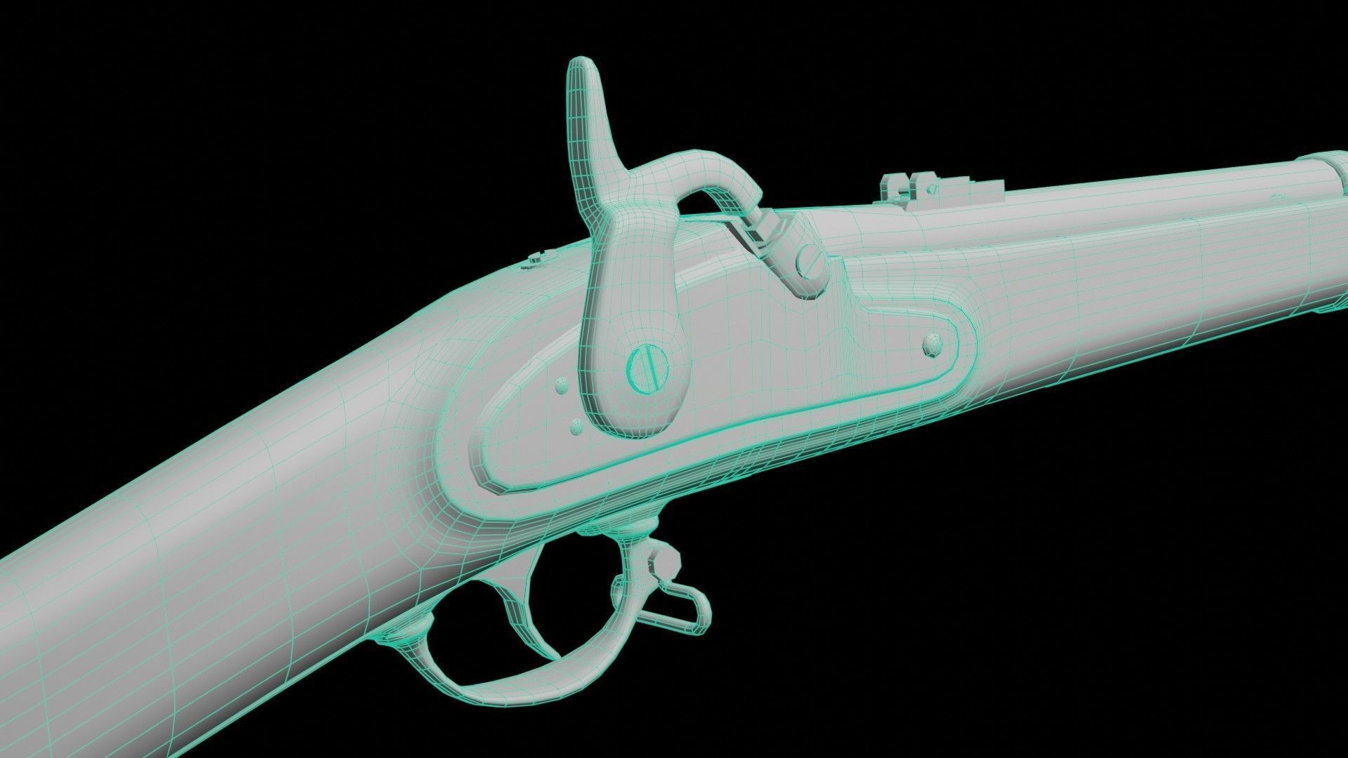 3D model Springfield M1861 VR / AR / low-poly | CGTrader