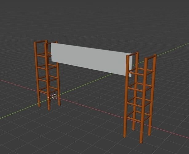 Finish Line free VR / AR / low-poly 3D model | CGTrader