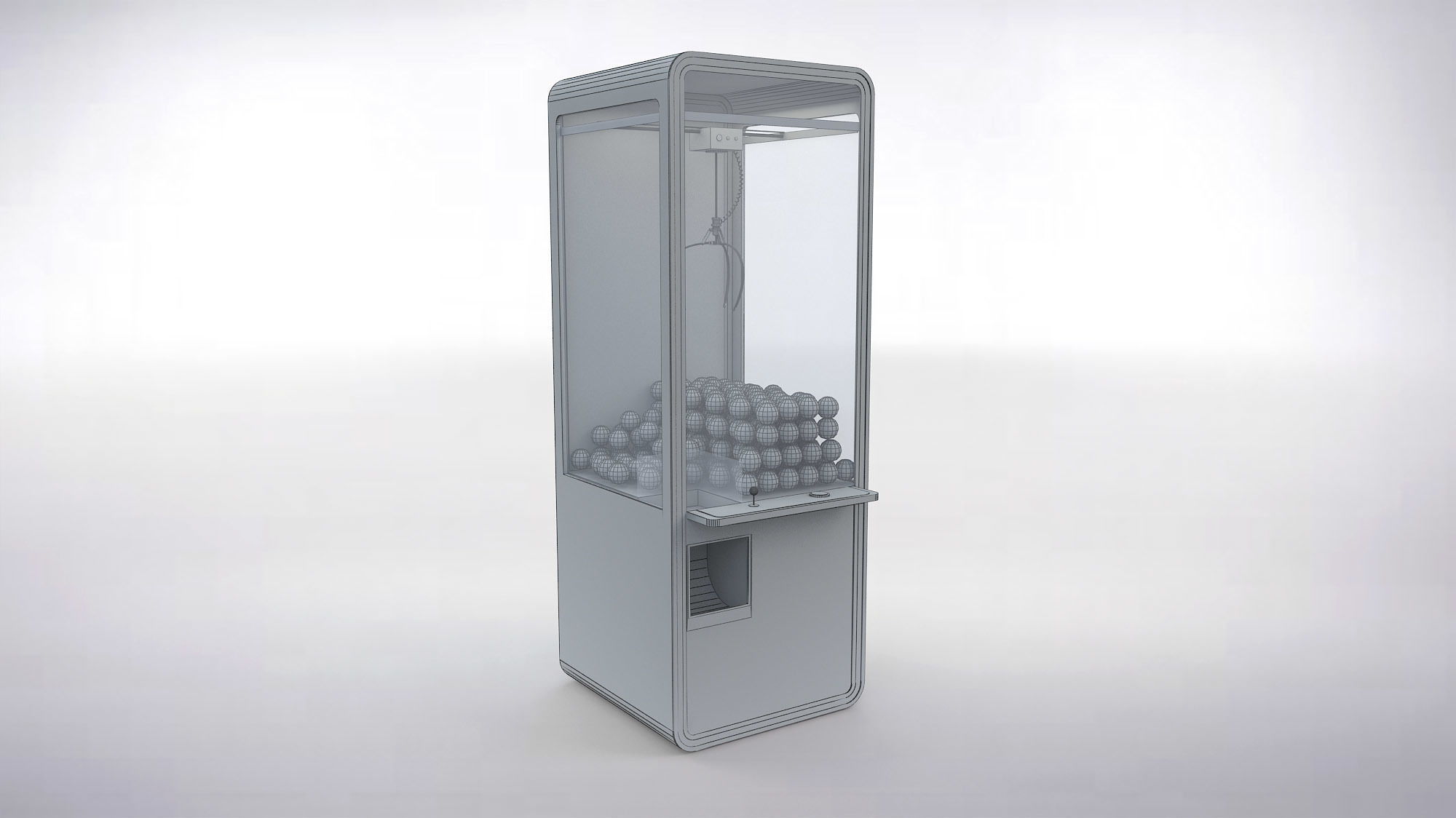 Claw Machine for events exhibition and carnival roadshow 3D model ...