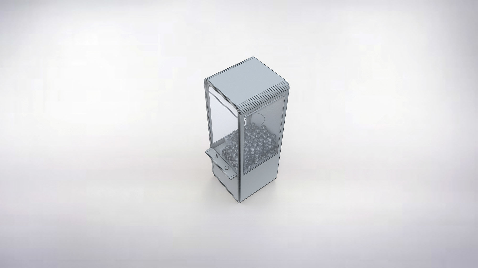 Claw Machine for events exhibition and carnival roadshow 3D model ...