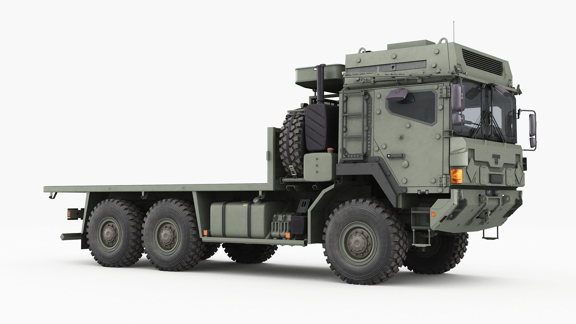 Military truck MAN HX61 Armor 3D model | CGTrader