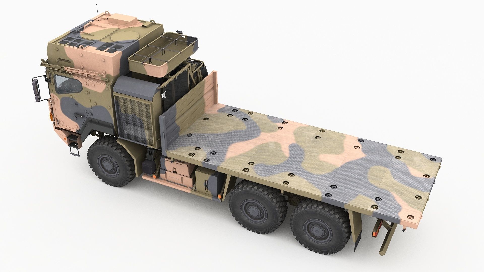 Military truck MAN HX61 Armor 3D model | CGTrader