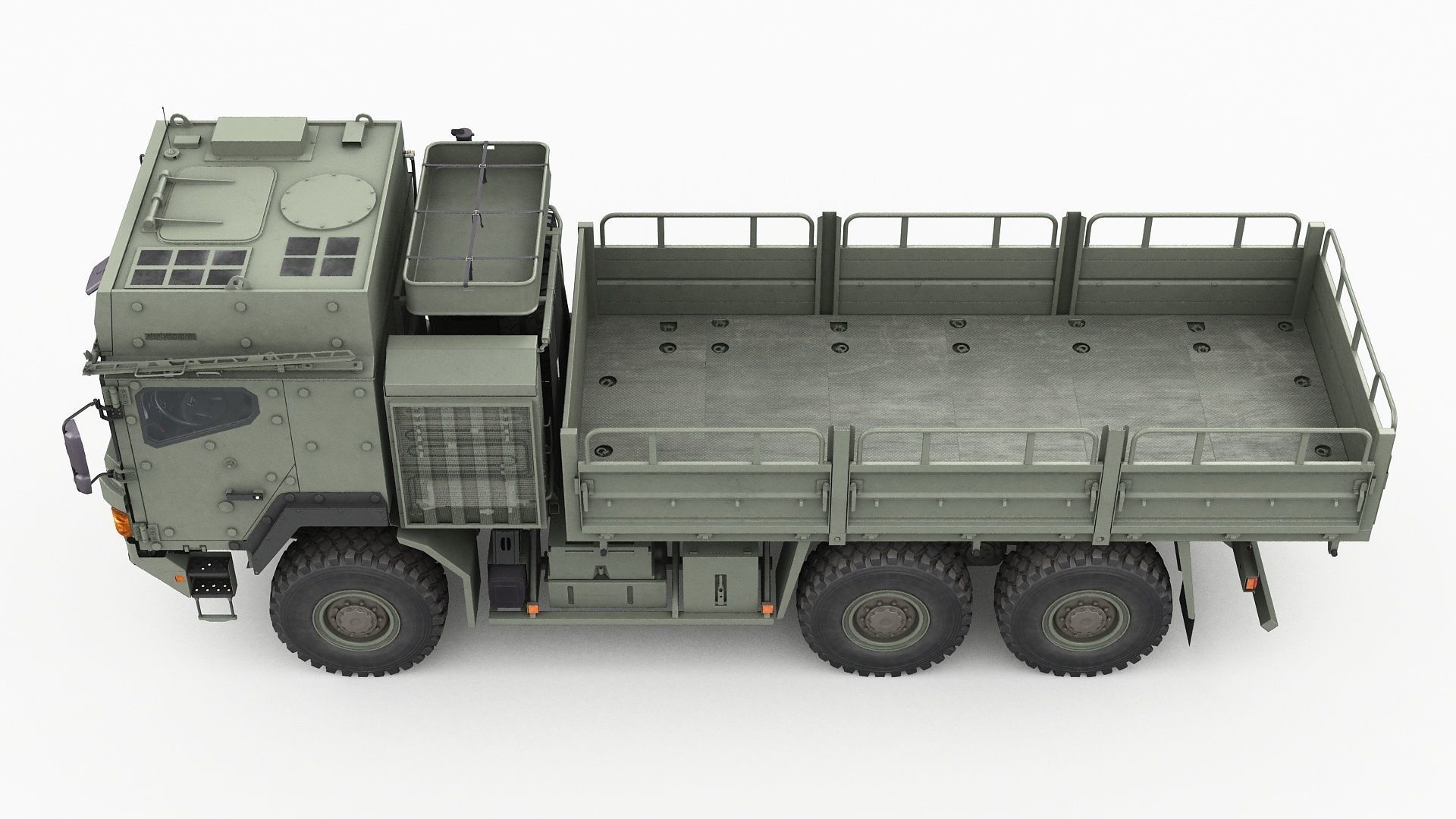 Military truck MAN HX61 Armor 3D model | CGTrader