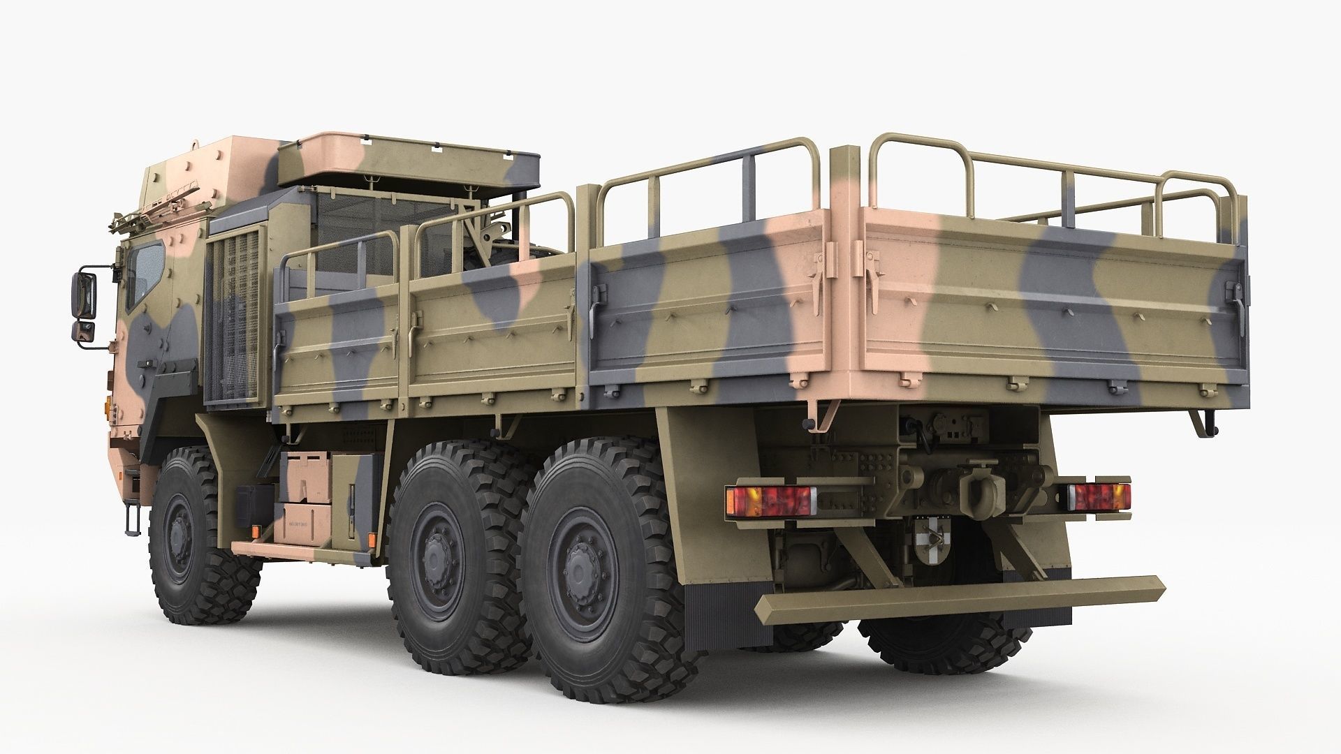 Military truck MAN HX61 Armor 3D model | CGTrader