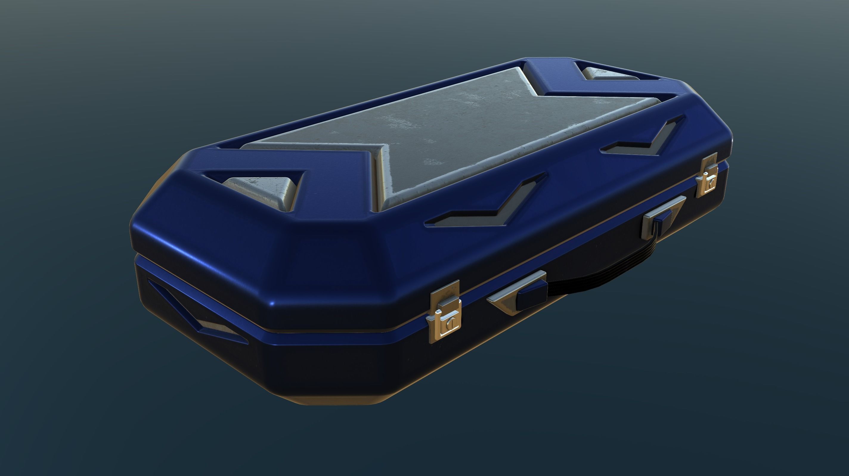 3D model SCI-FI highpoly and lowpoly Crates Cases Containers animation ...