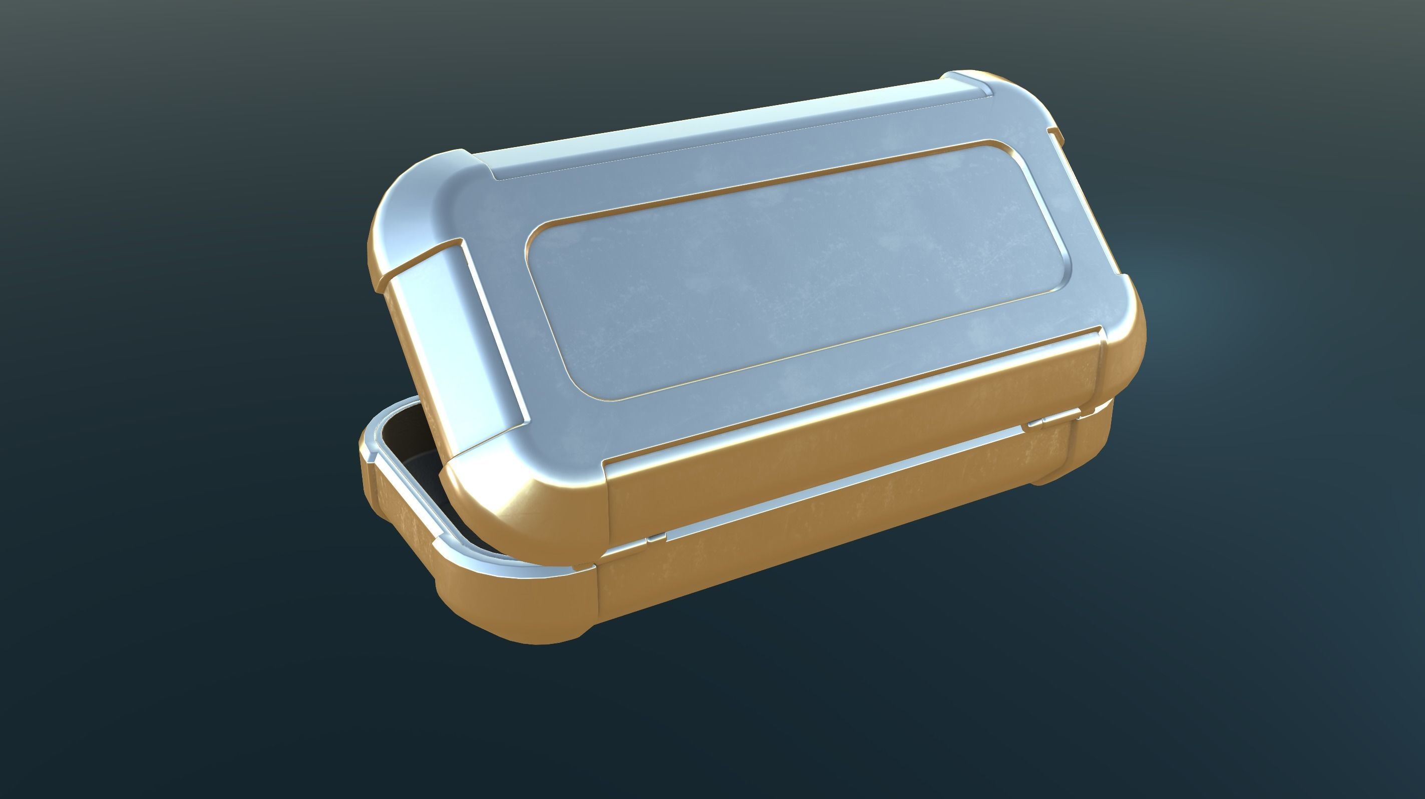 3D model SCI-FI highpoly and lowpoly Crates Cases Containers animation ...